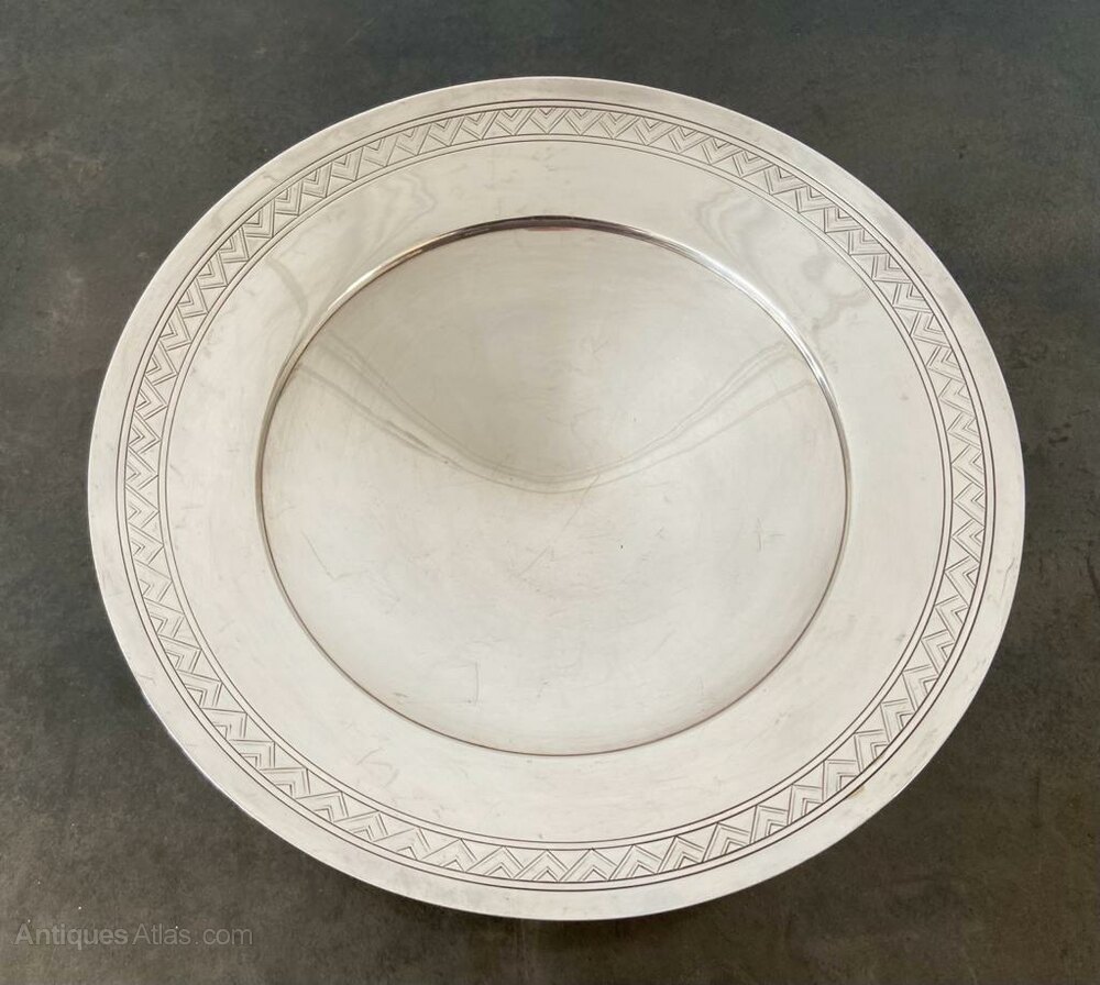 Antiques Atlas - Keith Murray Art Deco Silver Plate Tazas as1204a021