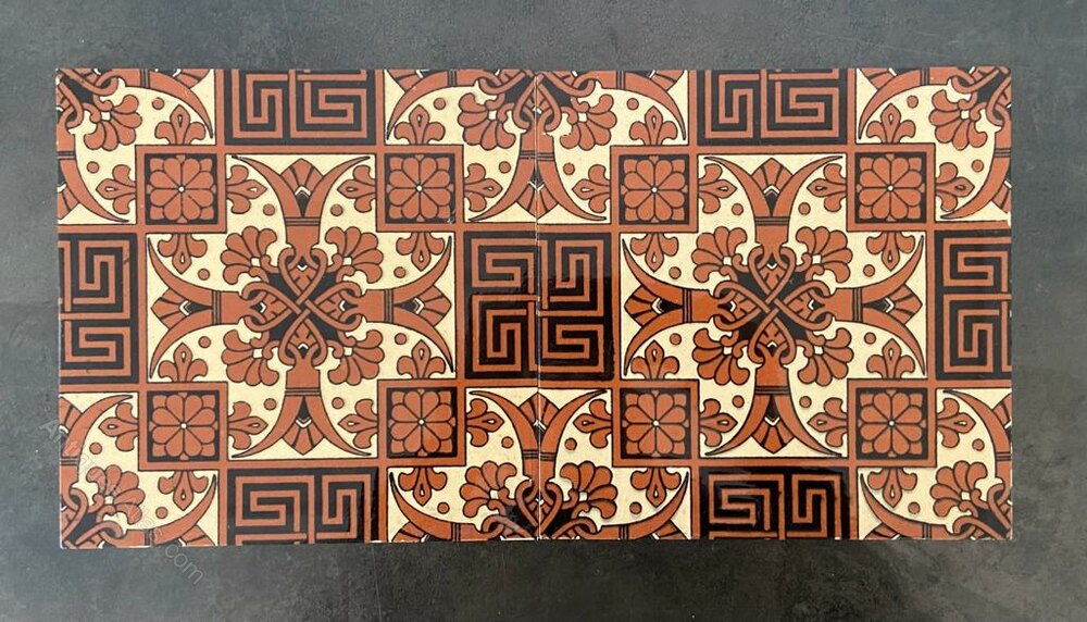 Antiques Atlas - Minton Tiles Designed By Christopher Dresser C1875