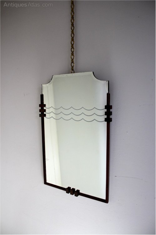 Antiques Atlas - Art Deco Wall Mirror