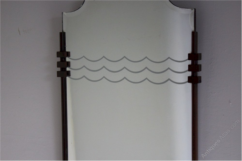 Antiques Atlas - Art Deco Wall Mirror