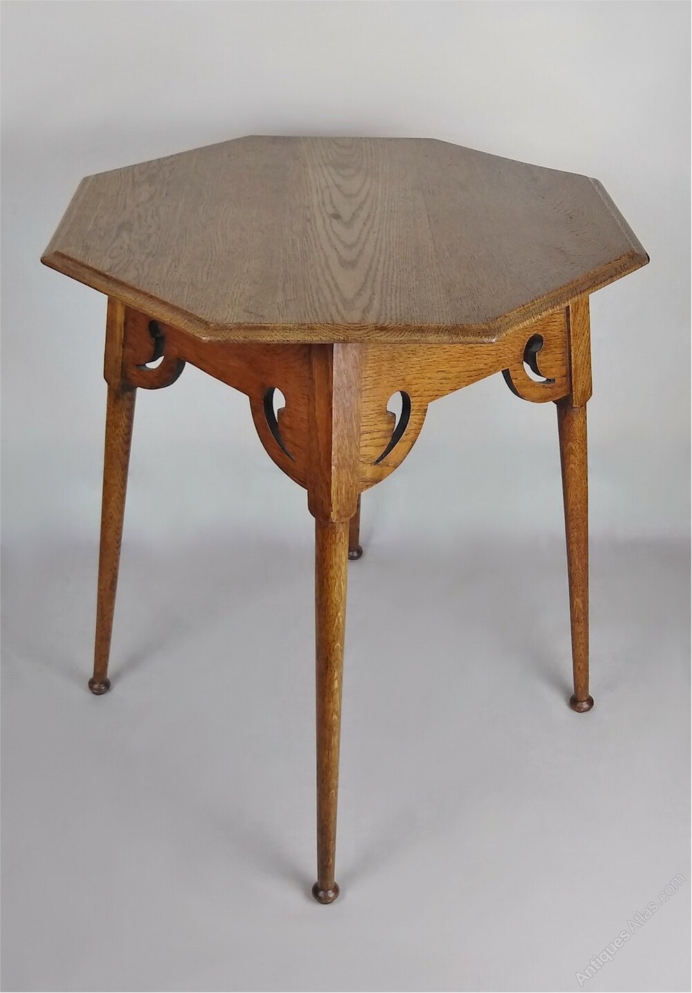 Arts And Crafts Octagonal Top Table In Oak as342a3877 / Octtoptab MM ...