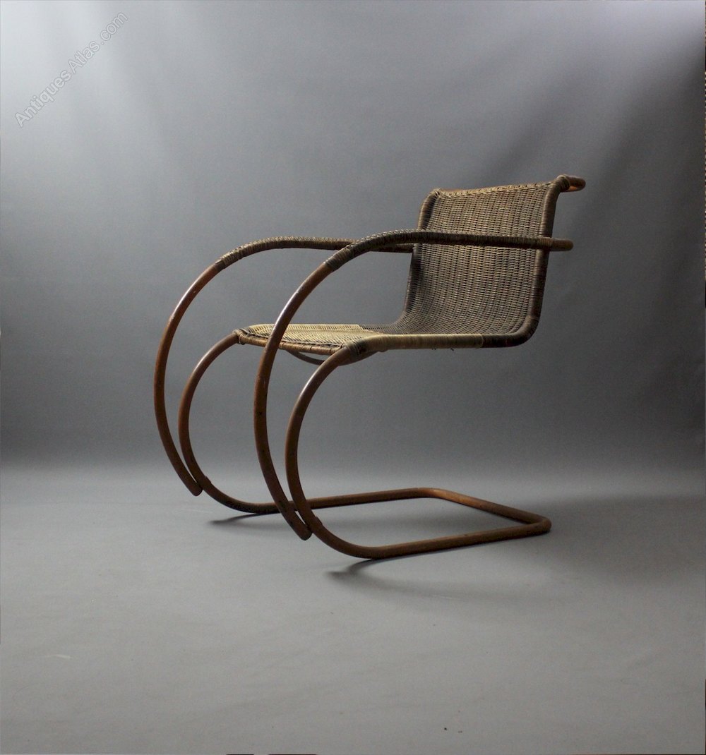 Rare Weissenhof Armchair MR20 By Mies Van Der Rohe - Antiques Atlas