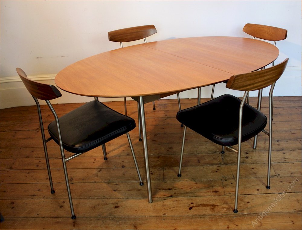 Antiques Atlas - Sylvia And John Reid Stag Furniture Dining Suite