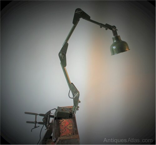 Antiques Atlas - US Mid Century Military Adjustable Desk Lamp MK3 O