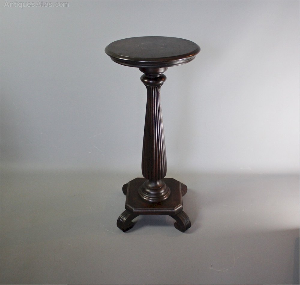 Victorian Mahogany Torchere - Antiques Atlas