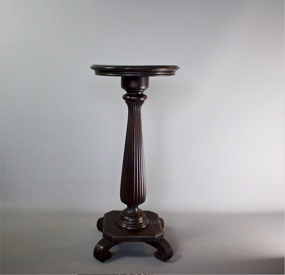 Victorian Mahogany Torchere - Antiques Atlas