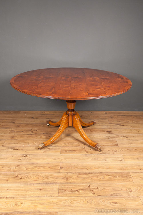 Antiques Atlas - Circular Yew Dining Table