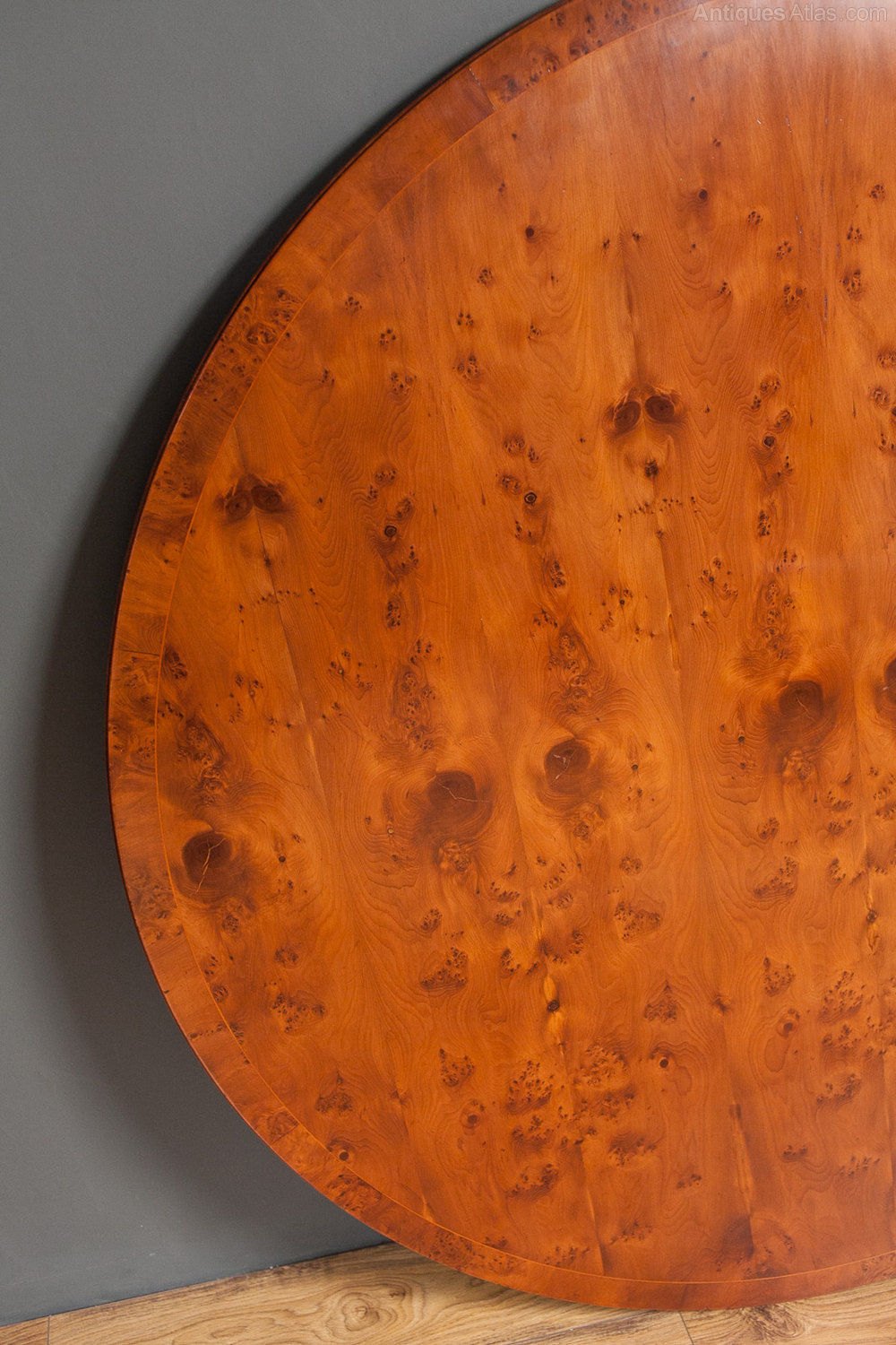 Antiques Atlas - Circular Yew Dining Table