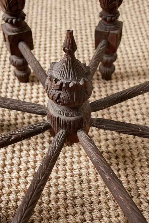 A Middle Eastern Hardwood Octagonal Table. - Antiques Atlas
