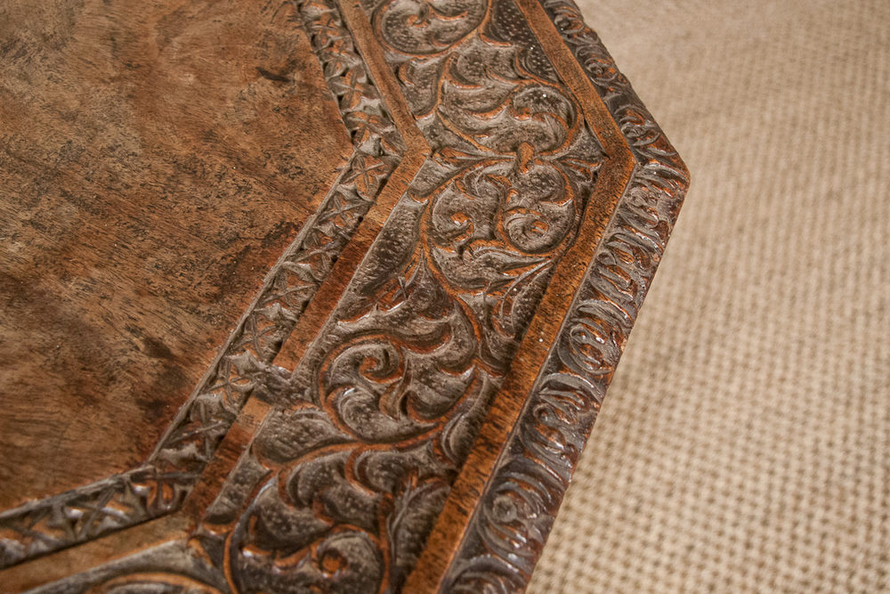 A Middle Eastern Hardwood Octagonal Table. - Antiques Atlas