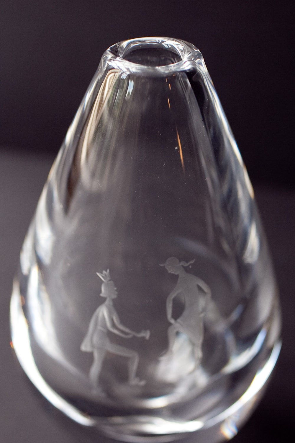 Antiques Atlas Orrefors Tear Drop Vase antiques-atlas-orrefors-tear-drop-vase