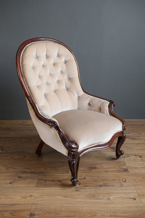 Victorian Spoon Back Armchair - Antiques Atlas