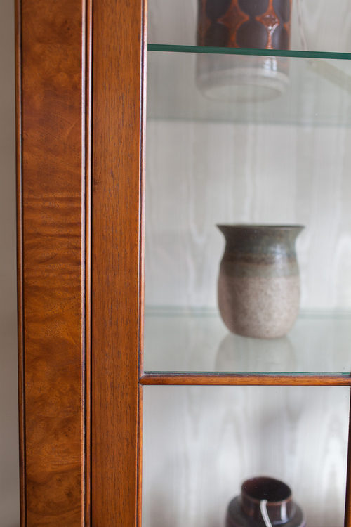 Antiques Atlas - Walnut Display Cabinet.