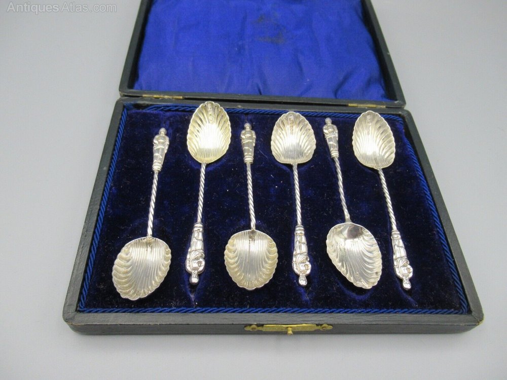 Antiques Atlas - Antique Silver Apostle Spoons Henry Williamson