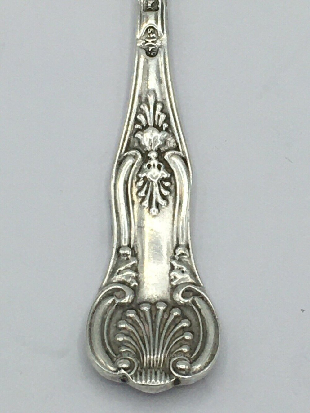 Antiques Atlas - Edwardian Silver Kings Pattern Salt Spoon 1907
