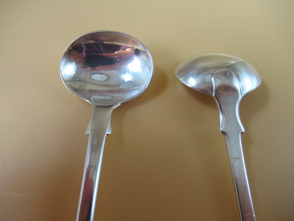 Antiques Atlas - Victorian Provincial Aberdeen Silver Salt Spoons