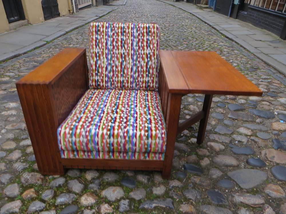 Heals Oak Book Chair as1035a229 - Antiques Atlas