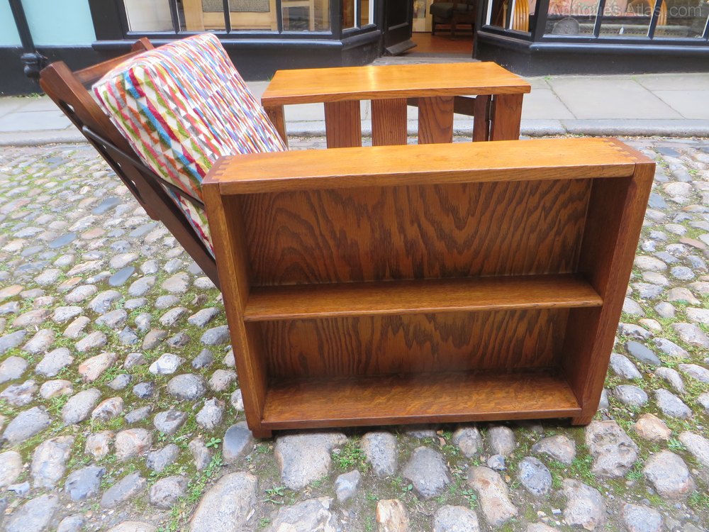 Heals Oak Book Chair - Antiques Atlas