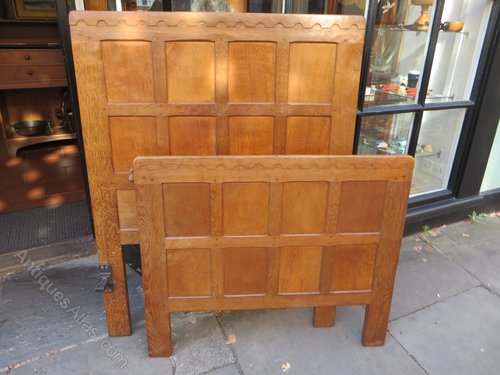 Robert Thompson (Mouseman) Bed. as1035a189 - Antiques Atlas