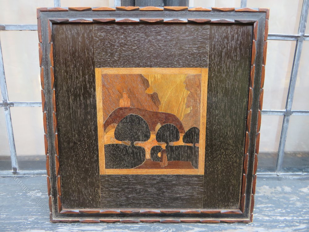 Antiques Atlas - Rowley Gallery Marquetry Picture. as1035a202