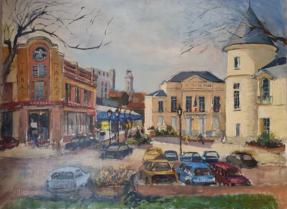 Antiques Atlas - French Street Scene
