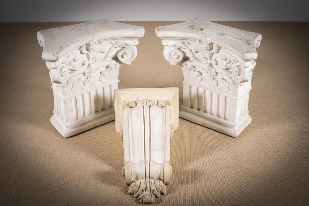 Antiques Atlas - A Pair Of Roman Capitals