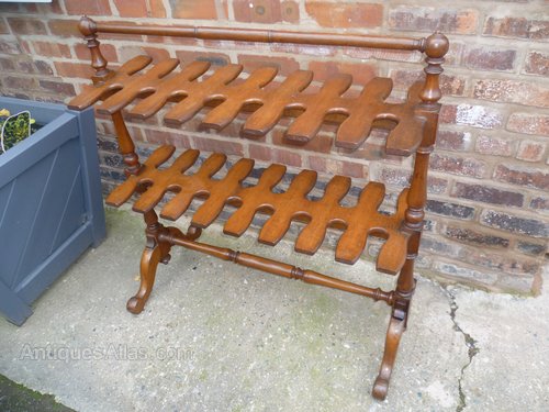 Victorian Oak Double Boot Stand.Stamped 1272 - Antiques Atlas