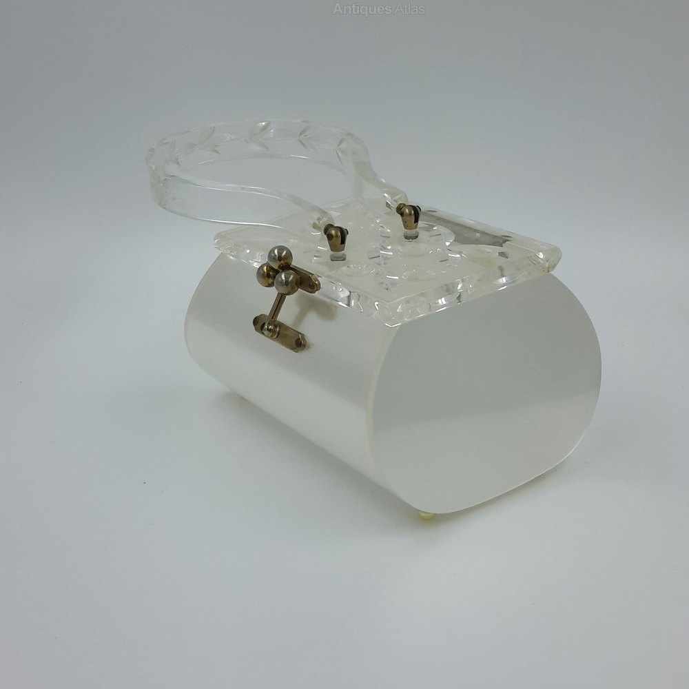 Antiques Atlas - Elegant Charles S Kahn Vintage Lucite Bag