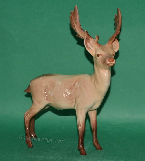 Antiques Atlas - Beswick Stag - Standing Model No. 981 as040a770