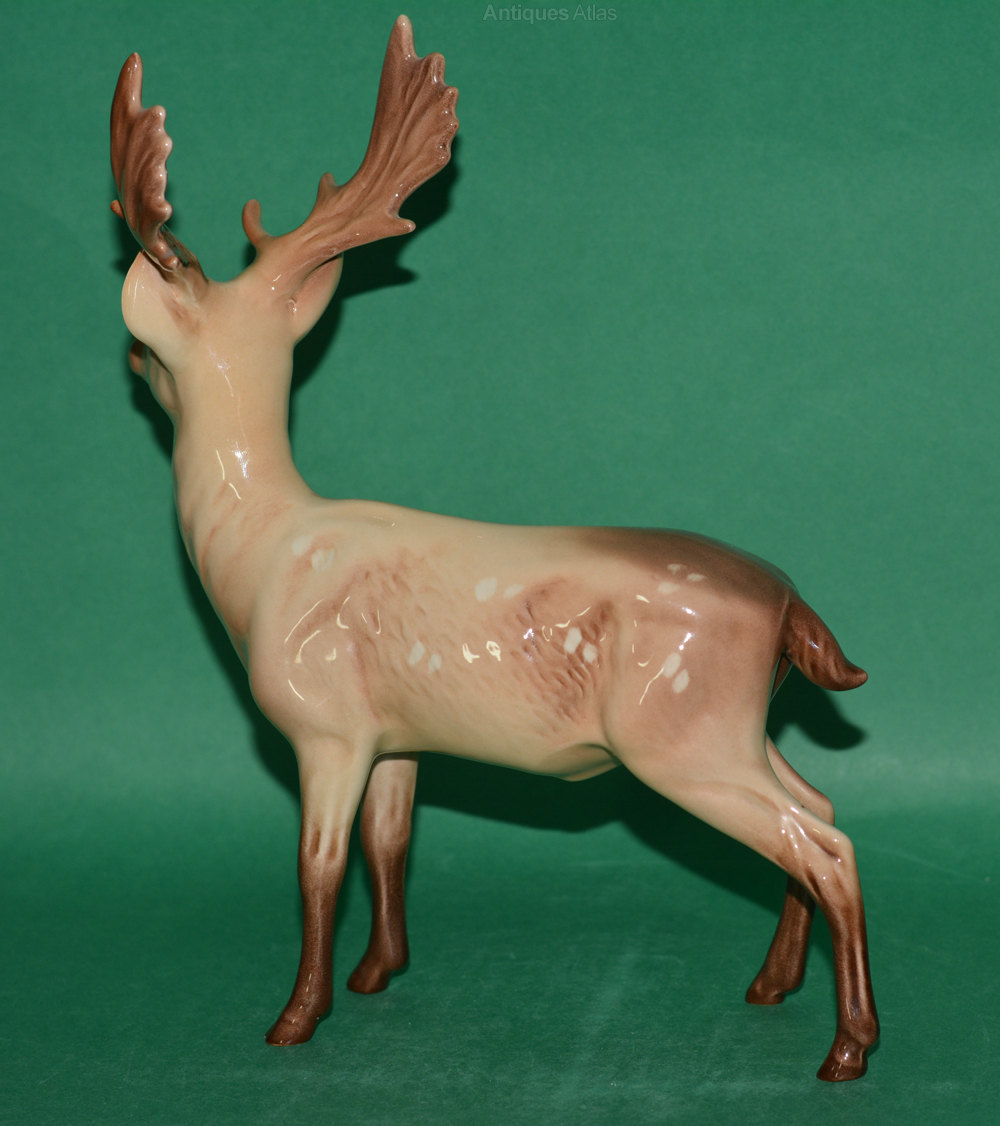 Antiques Atlas - Beswick Stag - Standing Model No. 981 as040a770