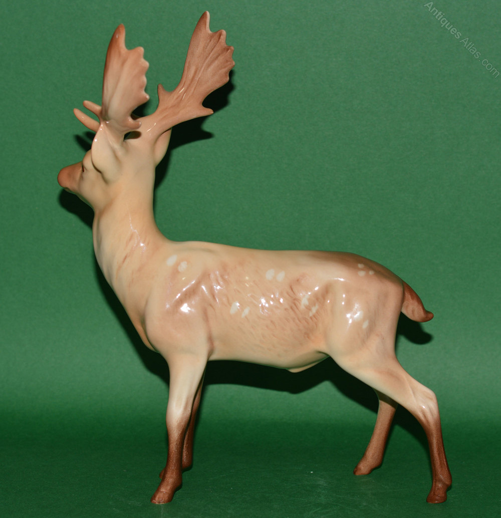 Antiques Atlas - Beswick Stag - Standing Model No. 981 as040a814