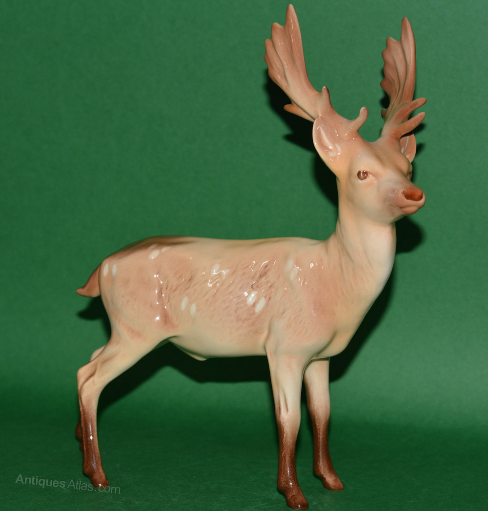 Antiques Atlas - Beswick Stag - Standing Model No. 981 as040a814