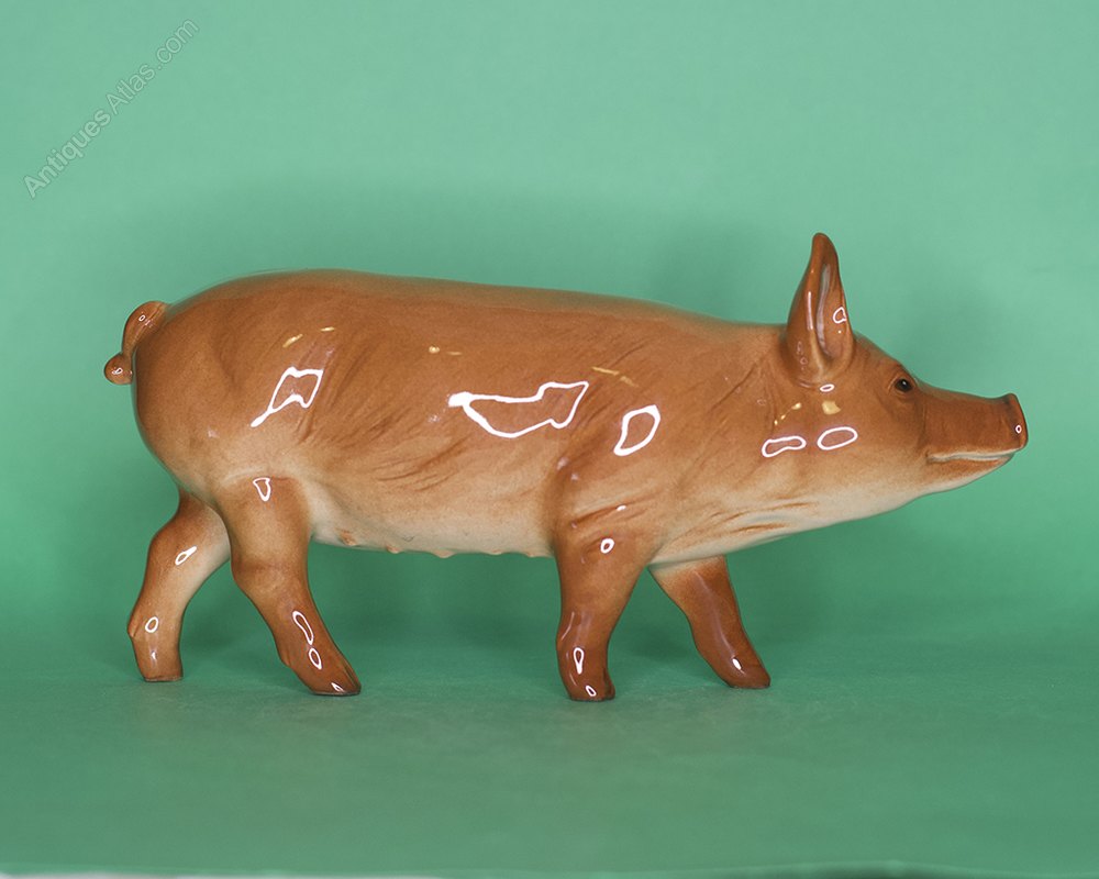 Antiques Atlas - Beswick Tamworth Sow Model 4114 Rare Breeds Series