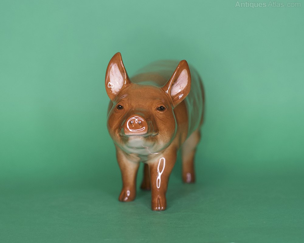 Antiques Atlas - Beswick Tamworth Sow Model 4114 Rare Breeds Series