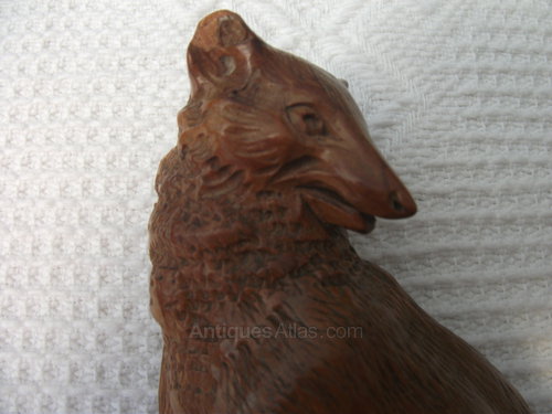 Antiques Atlas - Black Forest Carved Fox