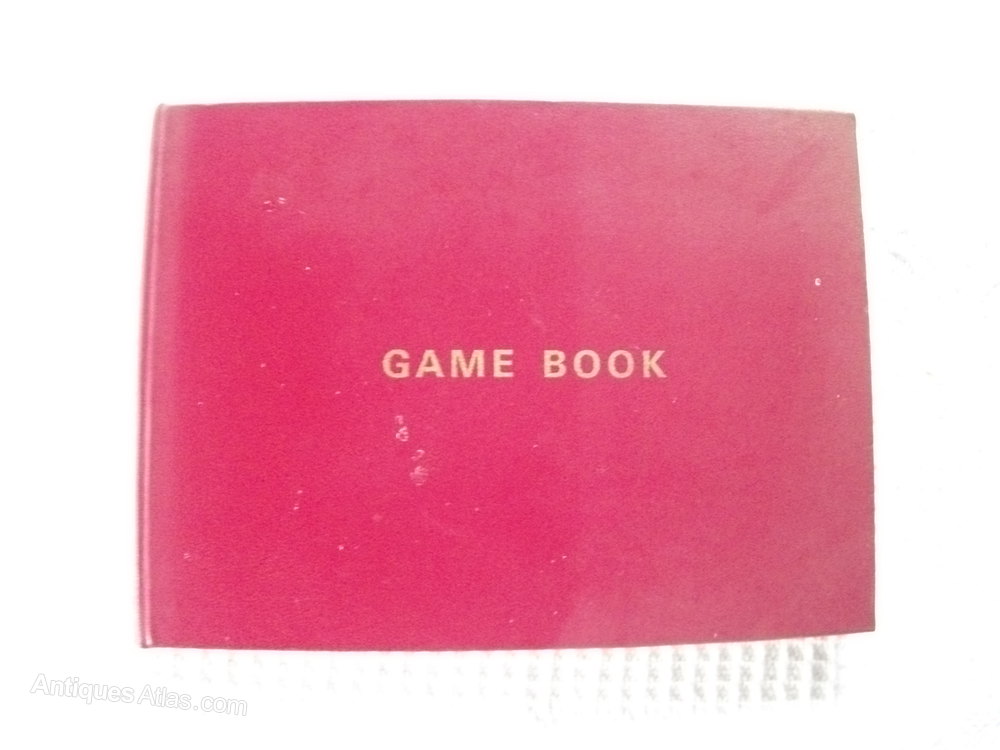 Antiques Atlas - Vintage Leather Bound Game Record as059a947