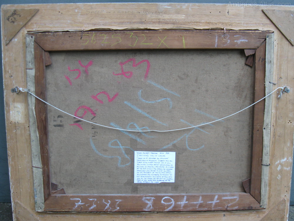 Antiques Atlas - John Murray RSA (1885-1974) Sheep Oil