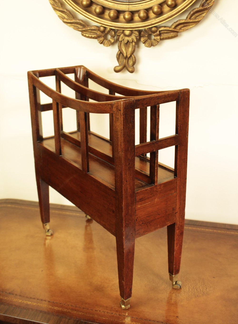 A Mahogany Magazine Rack - Antiques Atlas
