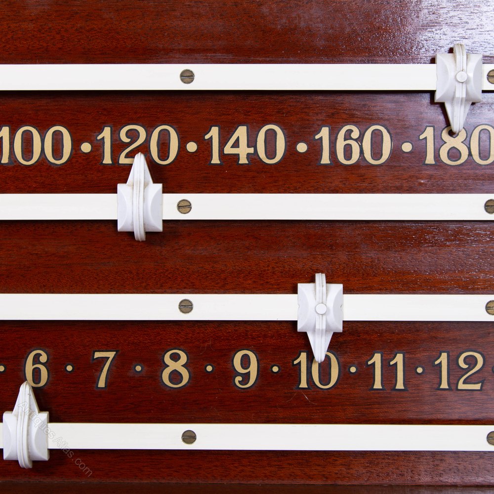 Antiques Atlas - Vintage Billiards Snooker Scoreboard as1150a056