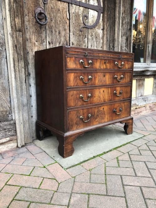 18thC Tea Caddy Top Chest Of Drawers - Antiques Atlas