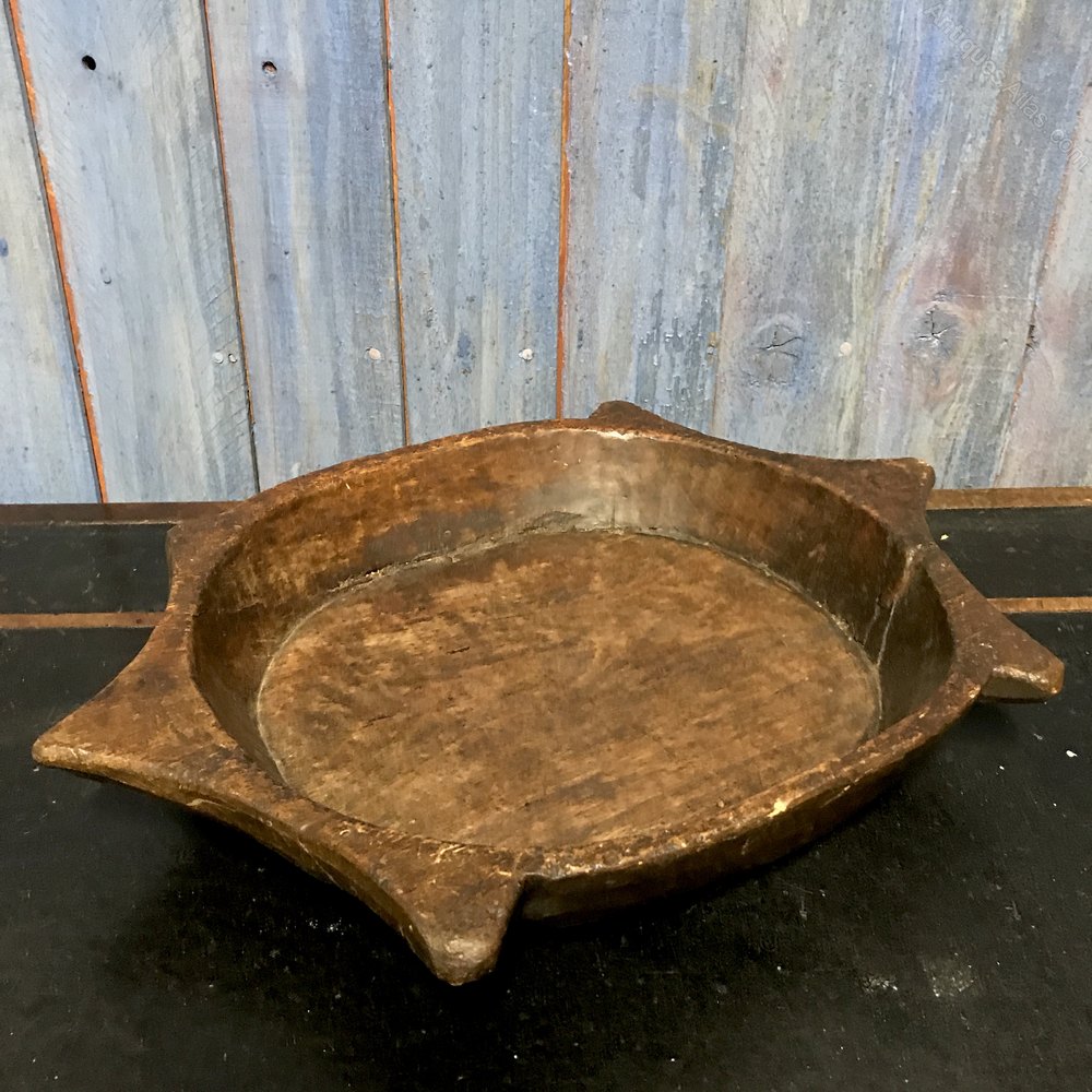 Antiques Atlas - Large Antique French Treen Birch Bowl.