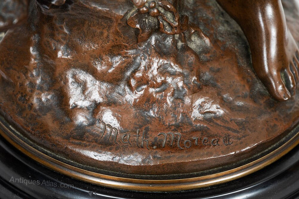 Antiques Atlas - Bronze Sculpture Signed By Math Moreau.France 19C ...