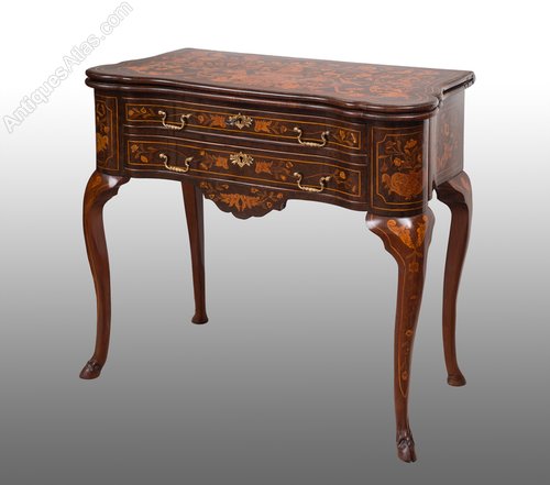 Dutch Walnut Game Table. 18th Century. - Antiques Atlas