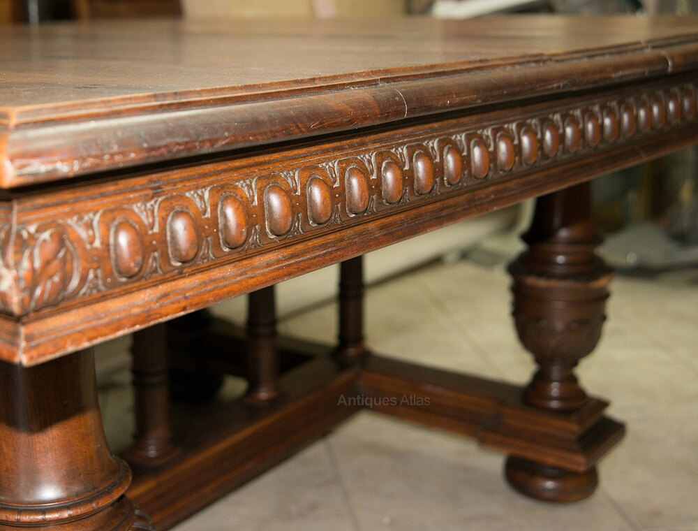 French Henry II Table In Solid Walnut. as906a1743 - Antiques Atlas