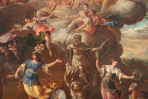 Antiques Atlas - Italian Oil Painting On Canvas. 17th Century.