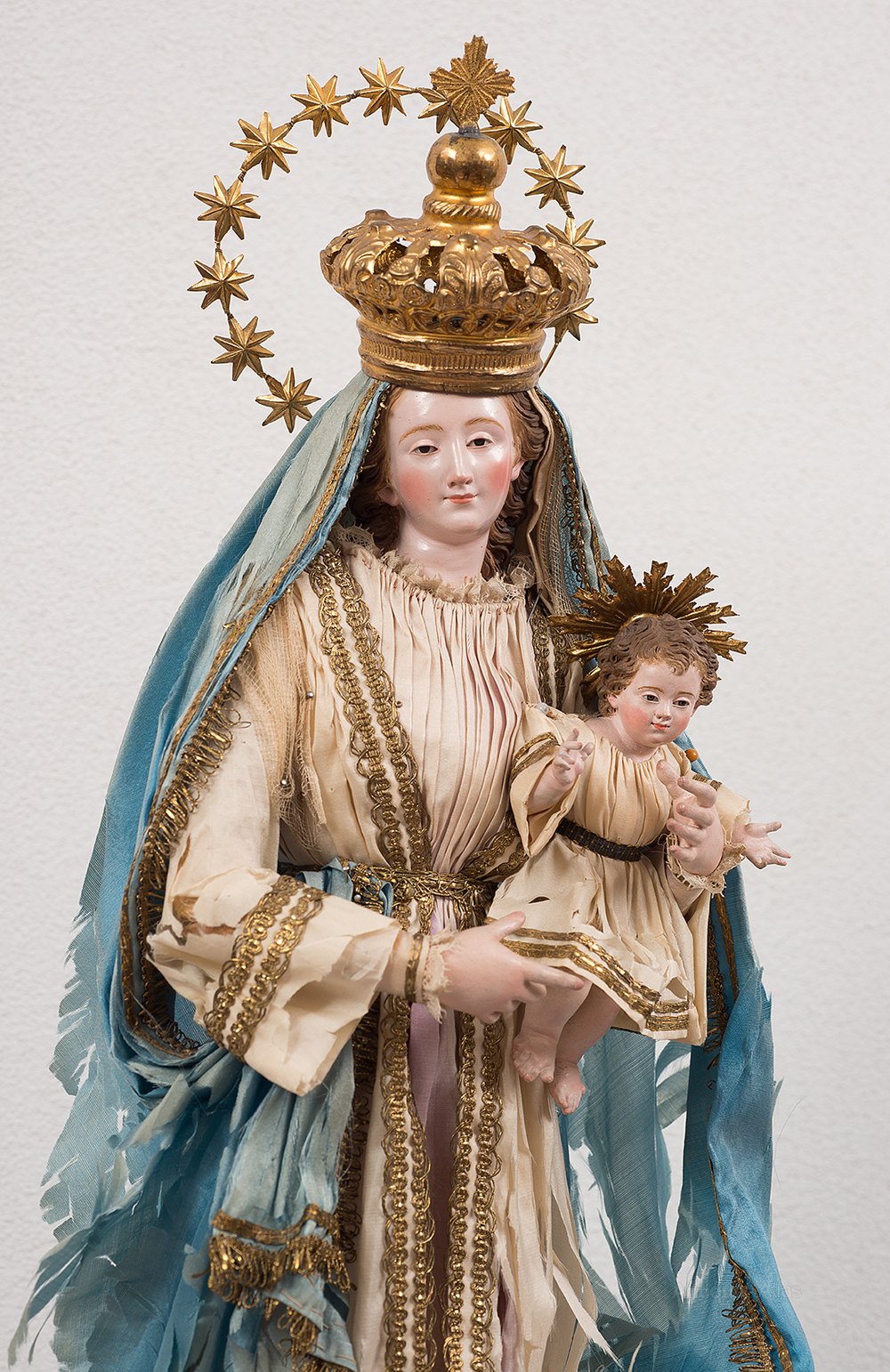 Antiques Atlas - Sculpture Ancient Madonna 19th Century.