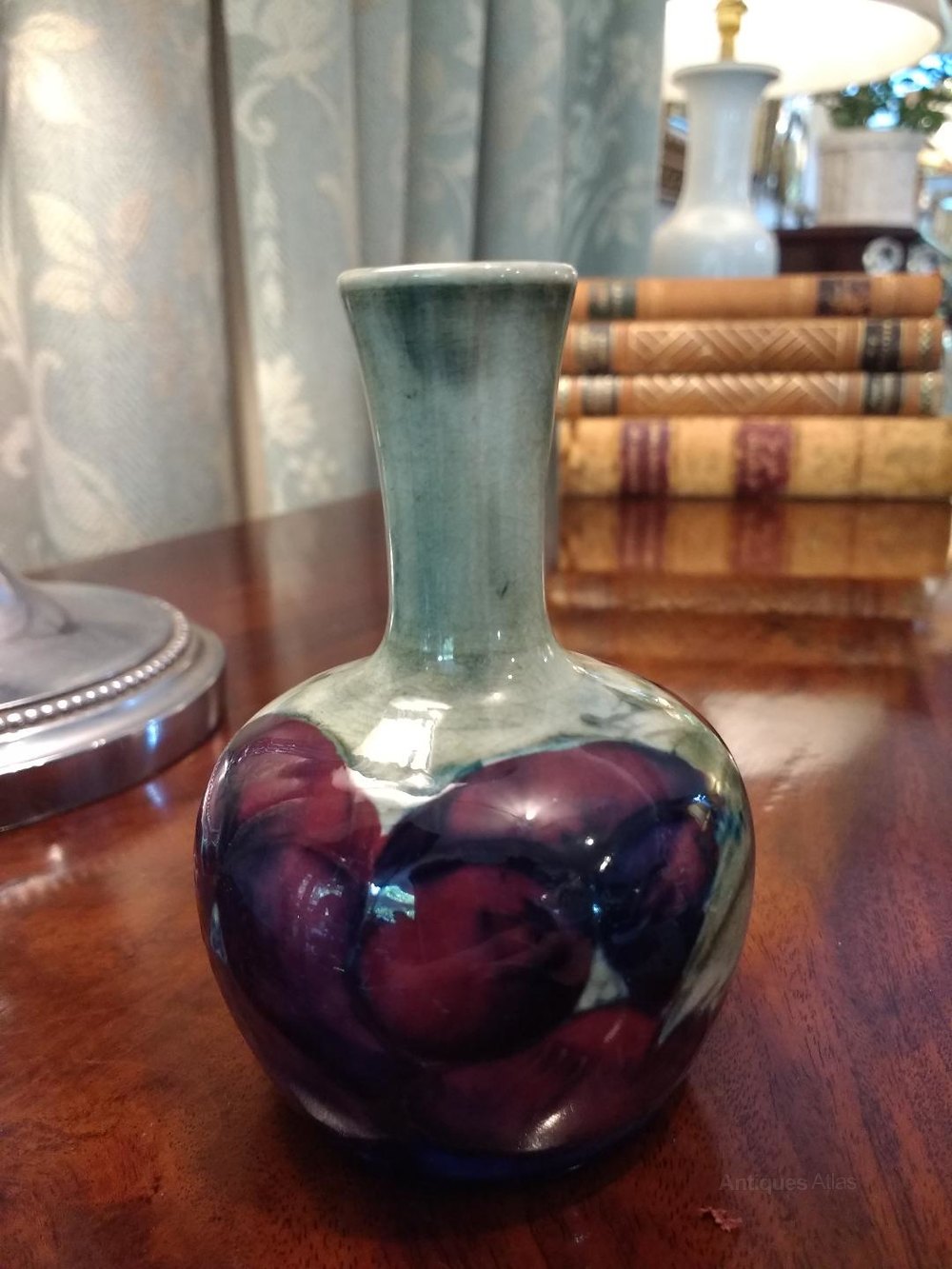 Antiques Atlas - A Miniature Moorcroft Pansy Vase as1176a011