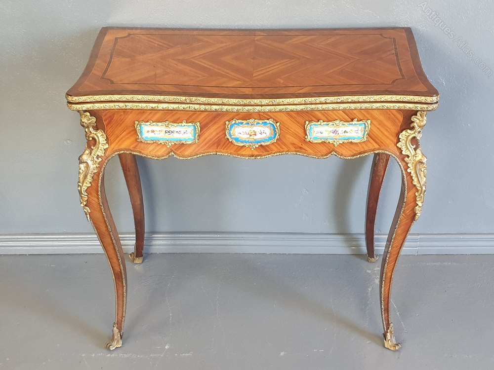 19th Century French Card Table - Antiques Atlas