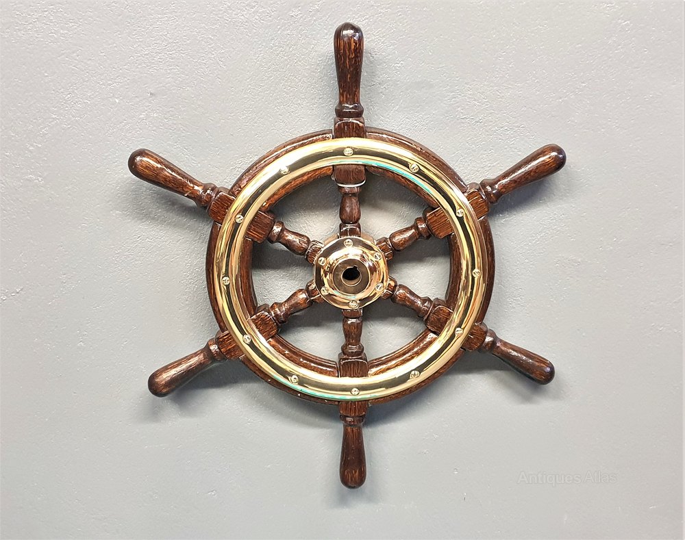 Antiques Atlas - Antique Ships Wheel.