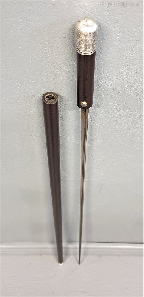 Antiques Atlas - Gentlemans Walking Stick / Sword Stick